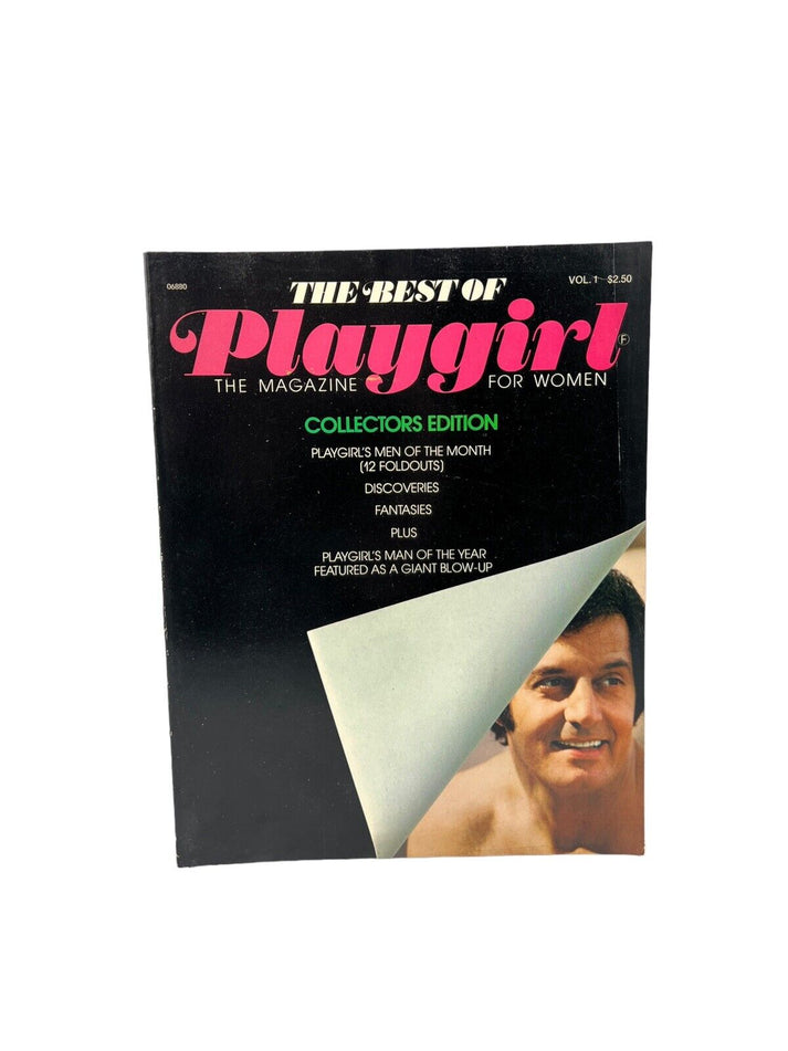 BEST OF PLAYGIRL Magazine #1 1974 PETER LUPUS Poster! LYLE WAGGONER Ho ...