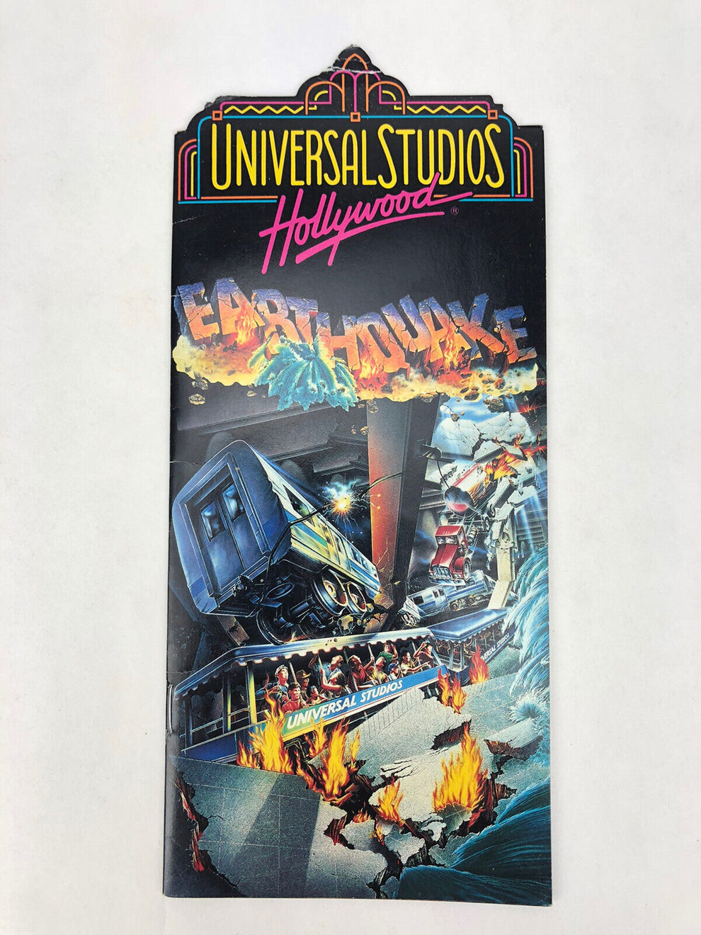 Vintage 1990 Universal Studios Hollywood Park Guide Souvenir Map Broch ...