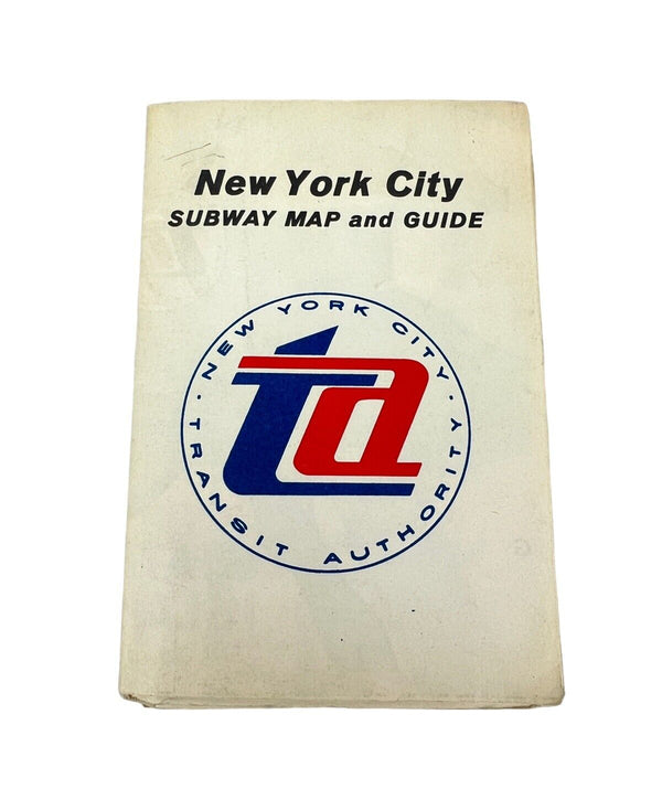 Vintage 1960s NEW YORK CITY TRANSIT AUTHORITY Subway Map & Guide NYCTA ...